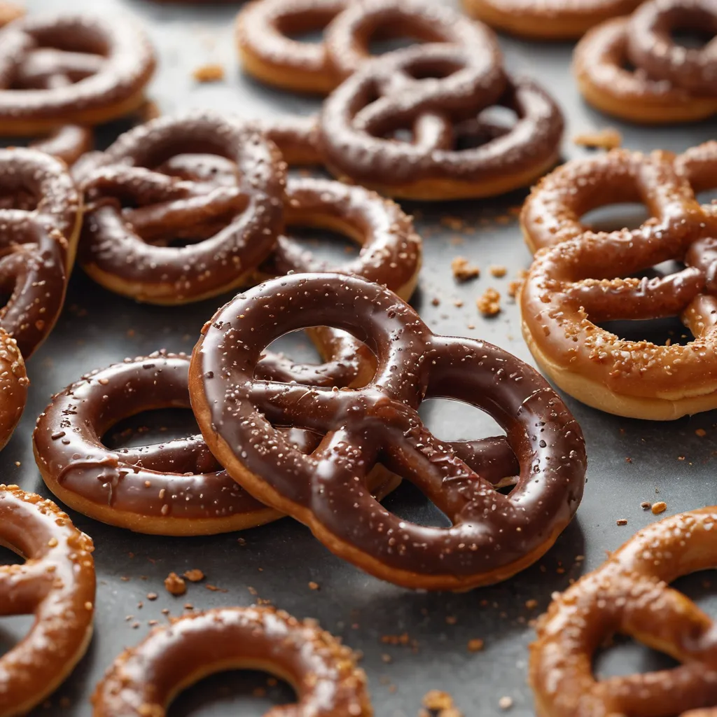 The Art of Chocolate and Caramel Pretzels